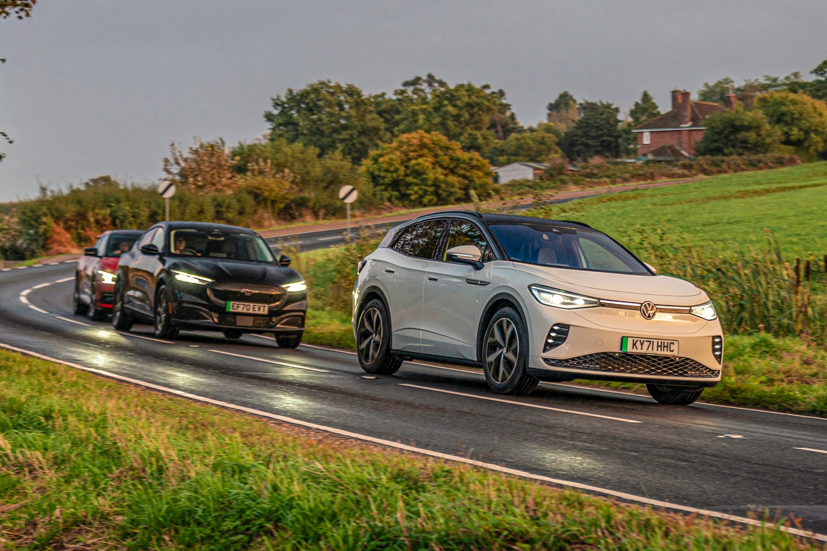 Kia EV6 vs Ford Mustang Mach-E vs VW ID.4 group test review | CAR Magazine