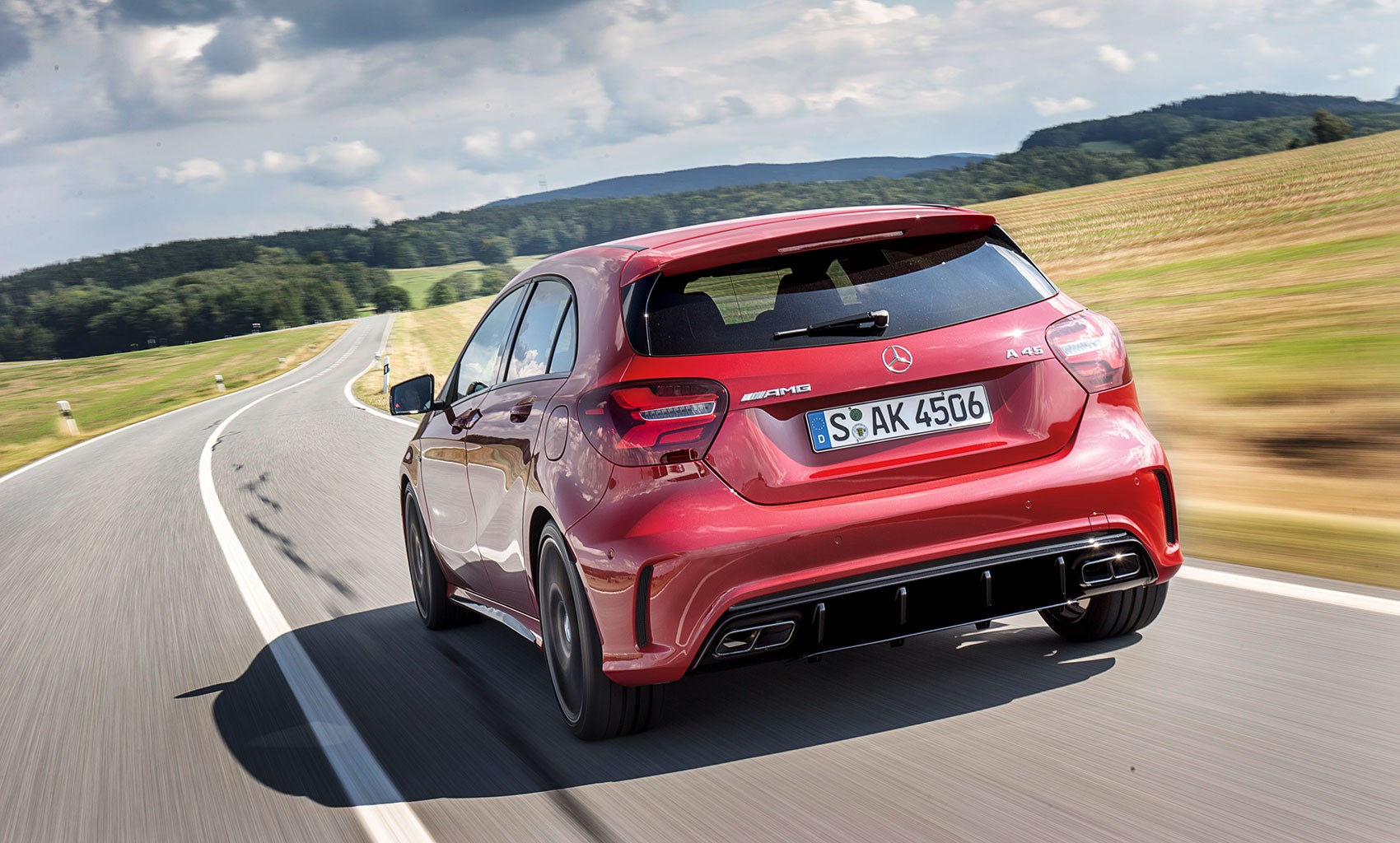 Hatch arms race moves to Defcon 1: Mercedes A45 AMG, first drive, CAR+ ...