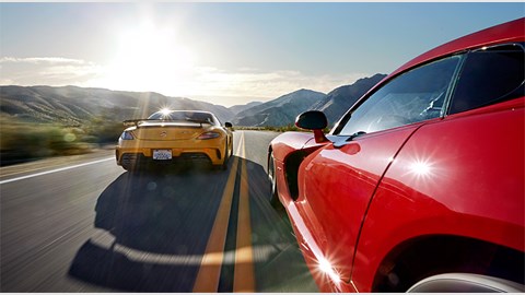 Mercedes SLS AMG Black Series vs SRT Viper GTS (2014) review