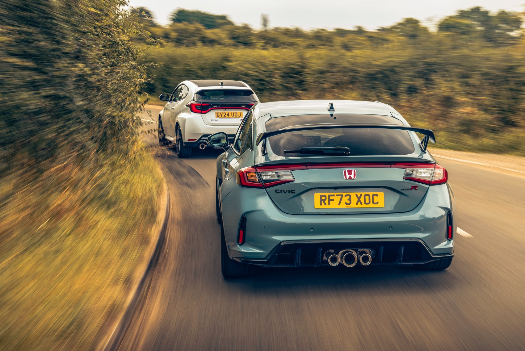 WRC vs BTCC: Toyota GR Yaris Gen2 vs Honda Civic Type R