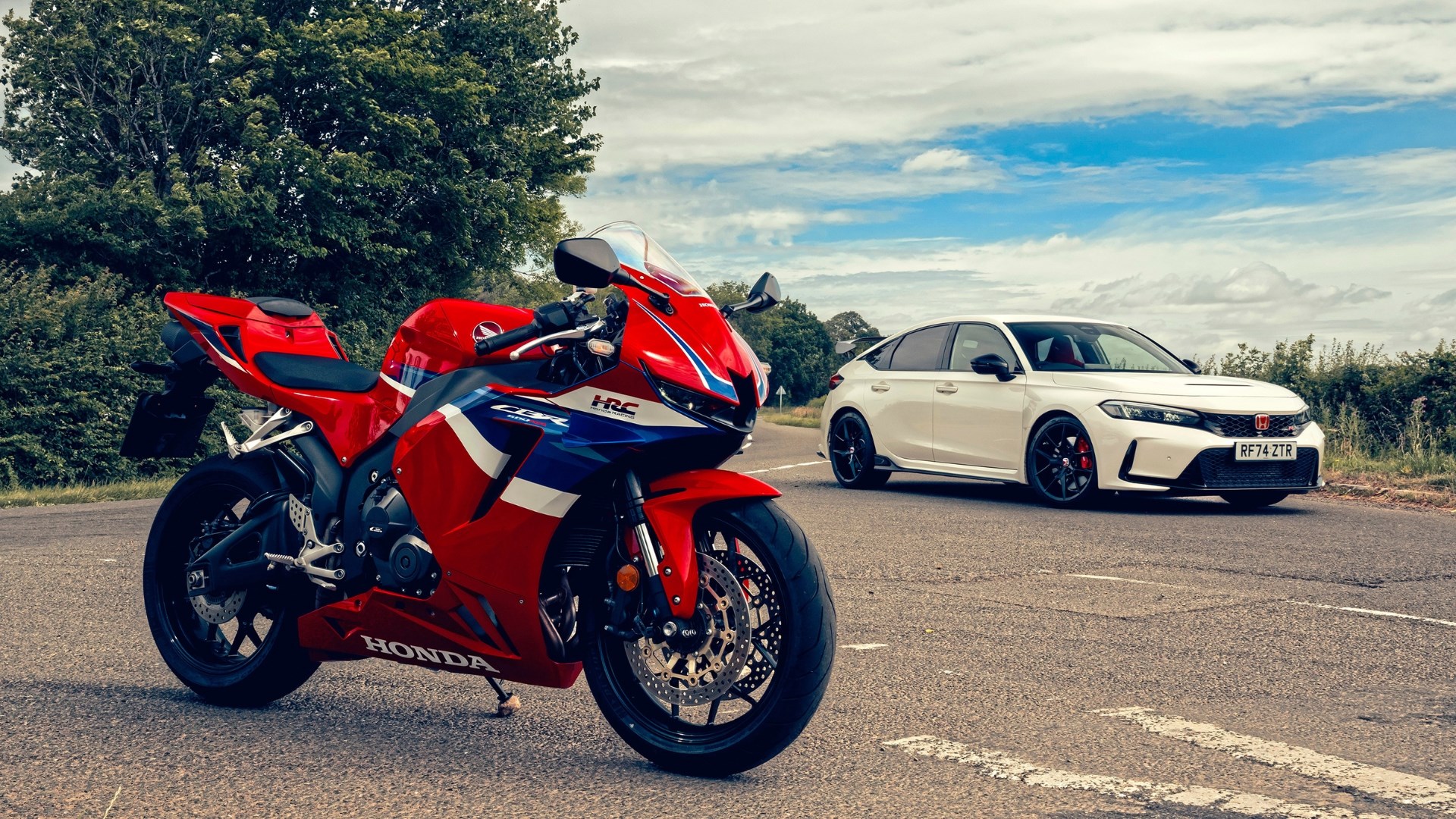 Our mighty Civic Type R meets another mighty Honda