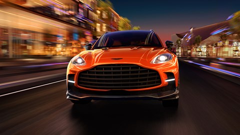Wallpaper Aston Martin Orange